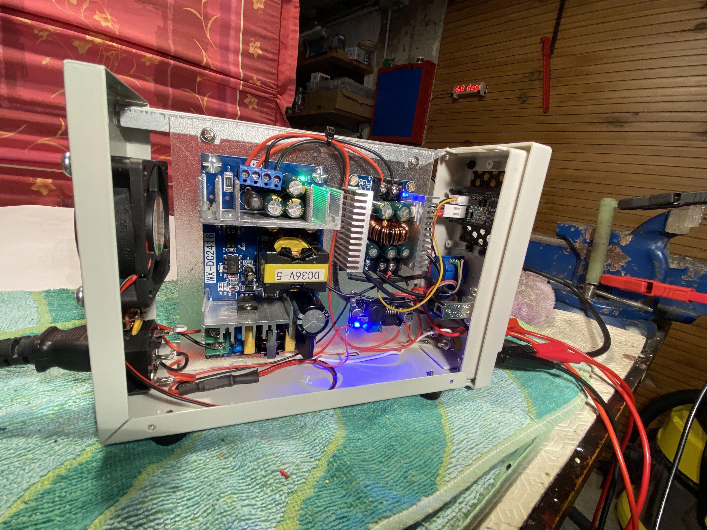 DIY Lab Bench Power Supply [Build + Tests] : 16 Steps (with Pictures ...