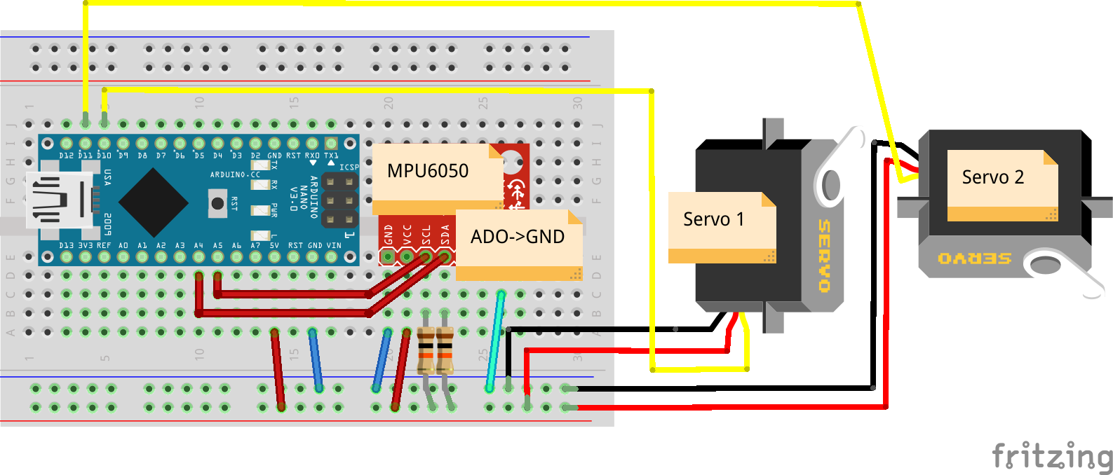 Gyro Stabilizer W/ Arduino and Servo : 4 Steps - Instructables