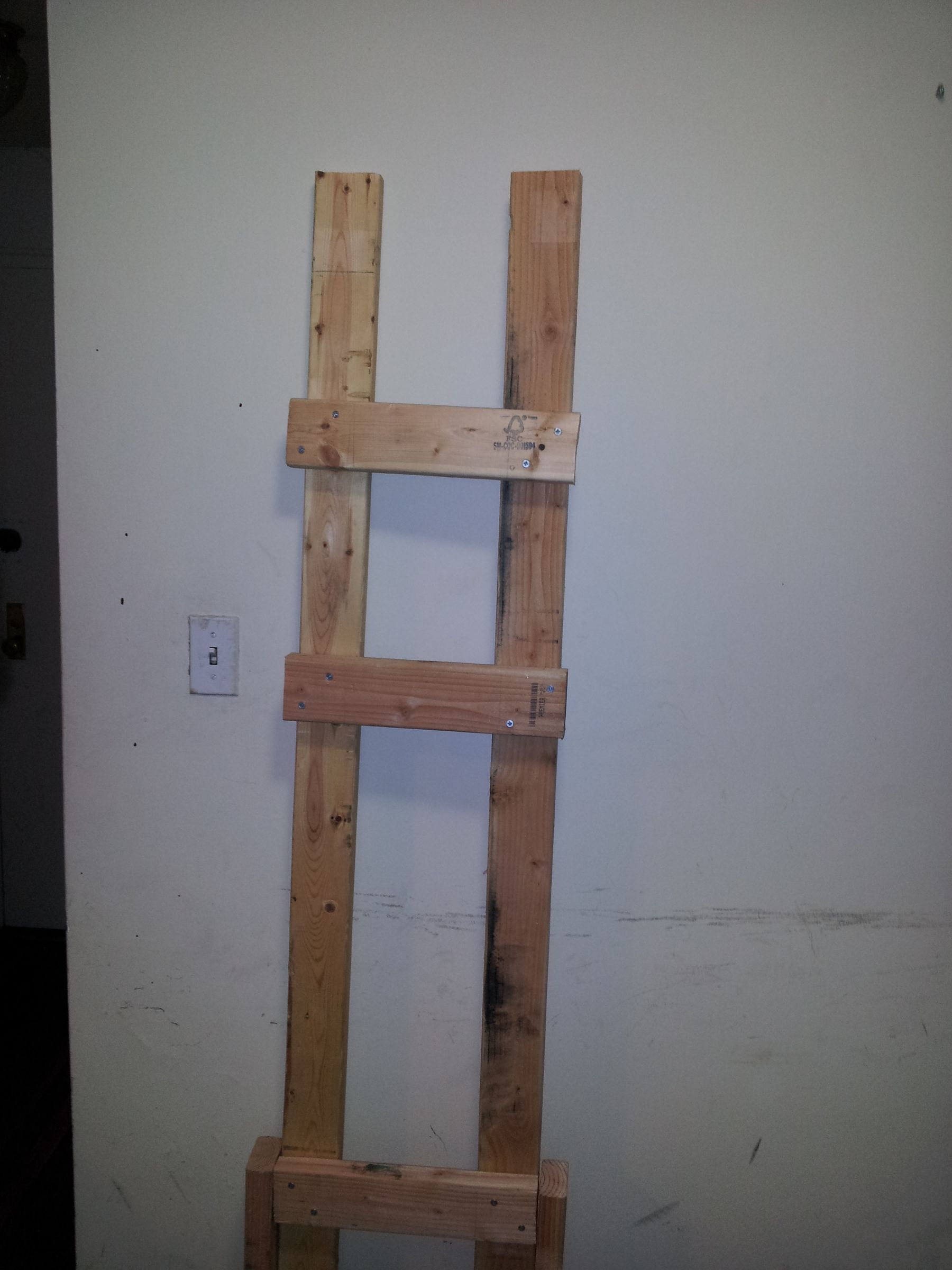 Vertical Bike Rack From 2x4s : 7 Steps (with Pictures) - Instructables