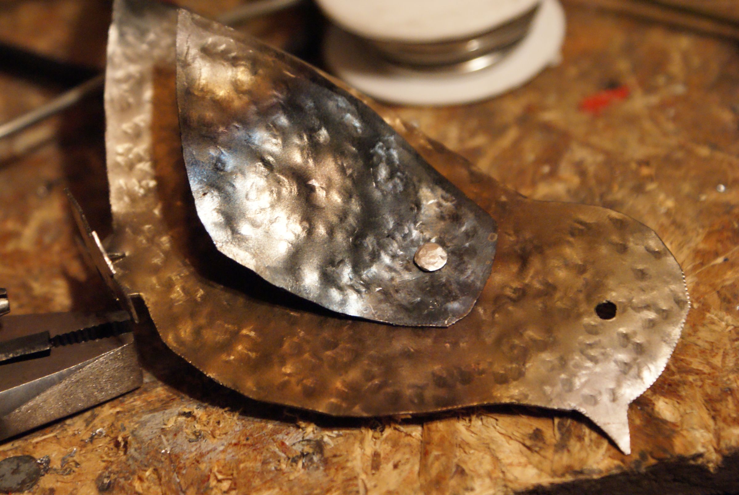 More Metalworking Techniques and Making a Steel Bird : 8 Steps (with ...