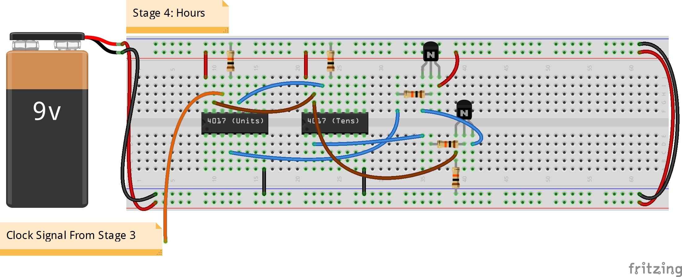 LED Clock Using 555 and 4017 (No Programming Needed) : 8 Steps (with ...