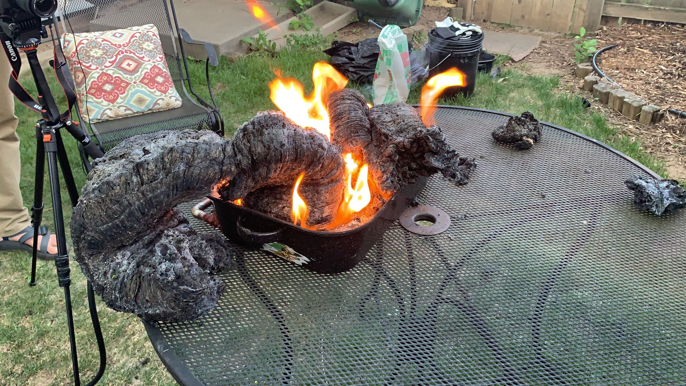 Fire Snakes in Liquid Sand Gas Fire! : 8 Steps (with Pictures ...