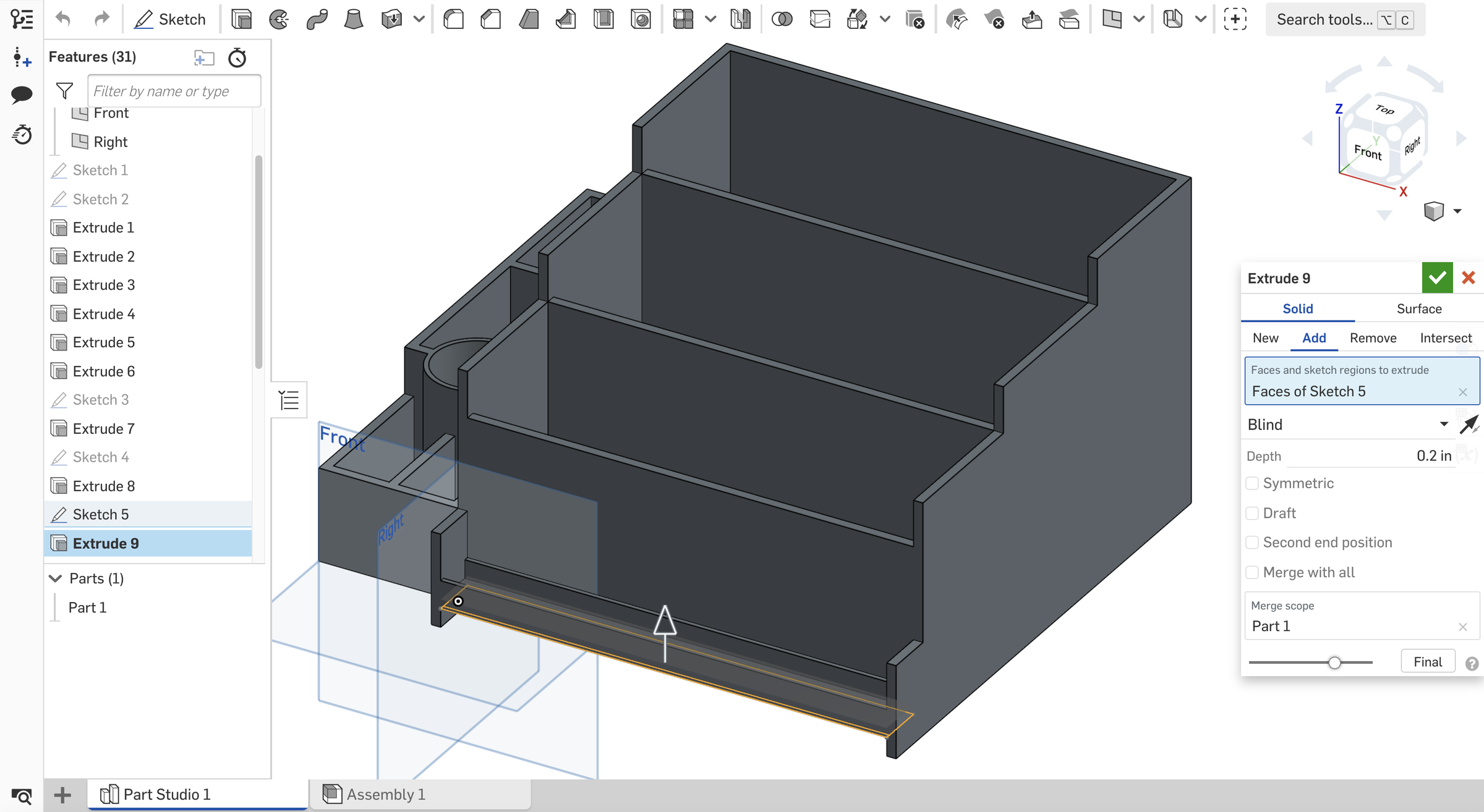 Desk Organizer Design Using Onshape : 28 Steps - Instructables