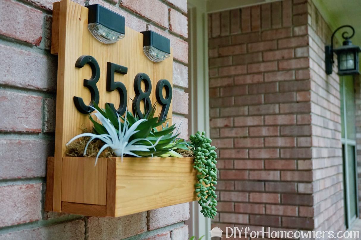DIY House Address Sign Using Hot Glue : 7 Steps (with Pictures ...