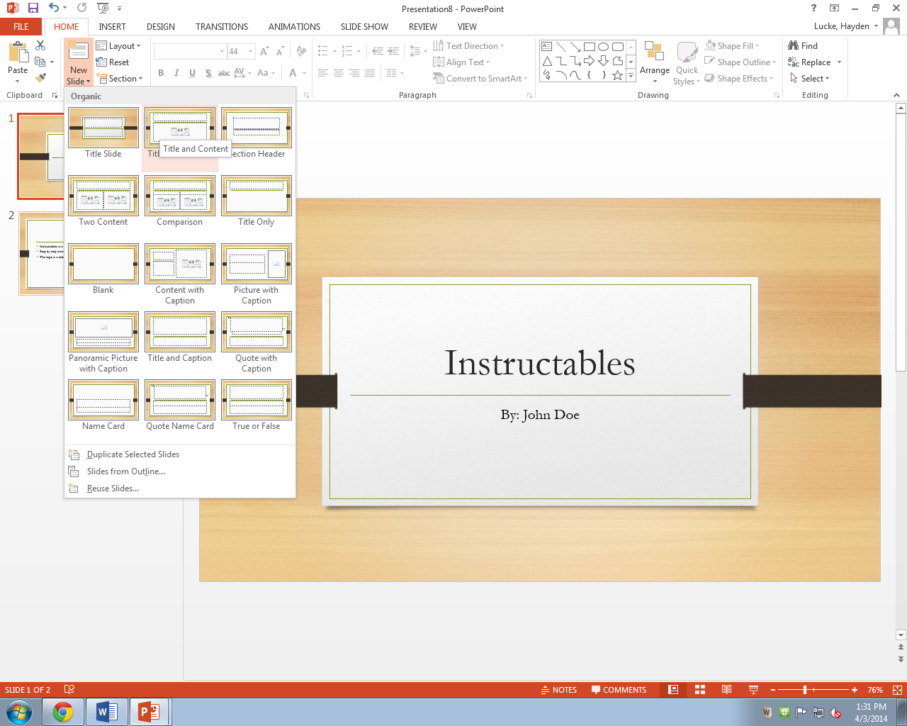 How to Construct an Informational PowerPoint for a Presentation : 11 ...