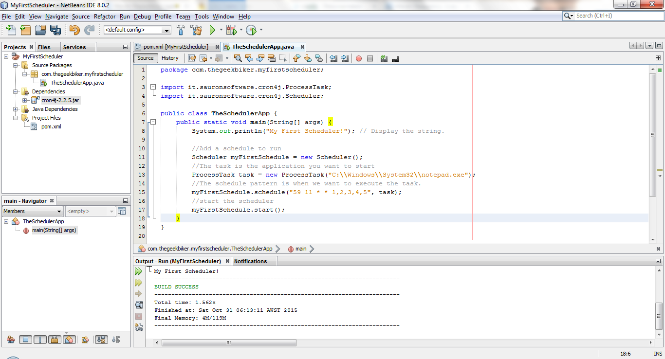Simple JAVA Scheduler : 5 Steps - Instructables
