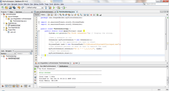 Simple Java Scheduler 5 Steps Instructables