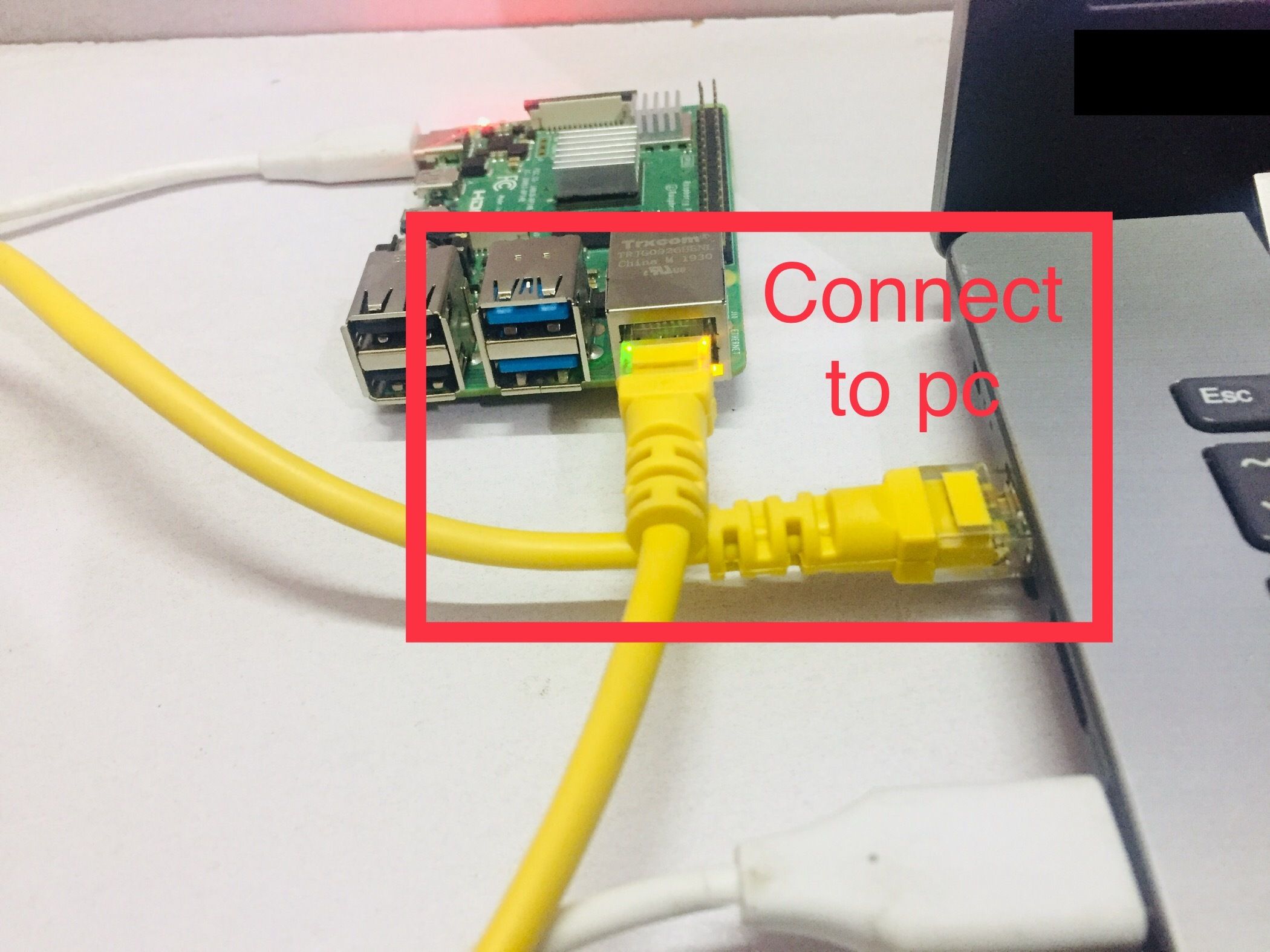 Set Up Raspberry Pi 4 Through Laptop/pc Using Ethernet Cable(No Monitor ...
