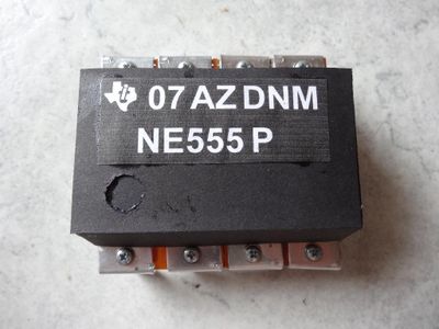 The Famous NE555 Timer-IC, Original and a Bit Larger (with Pictures ...