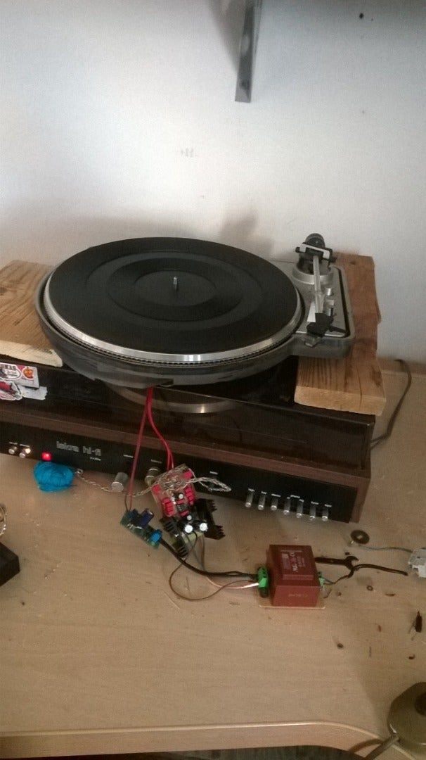 DIY Turntable With Amp Preamp and Buffer in Wooden Case : 7 Steps (with ...
