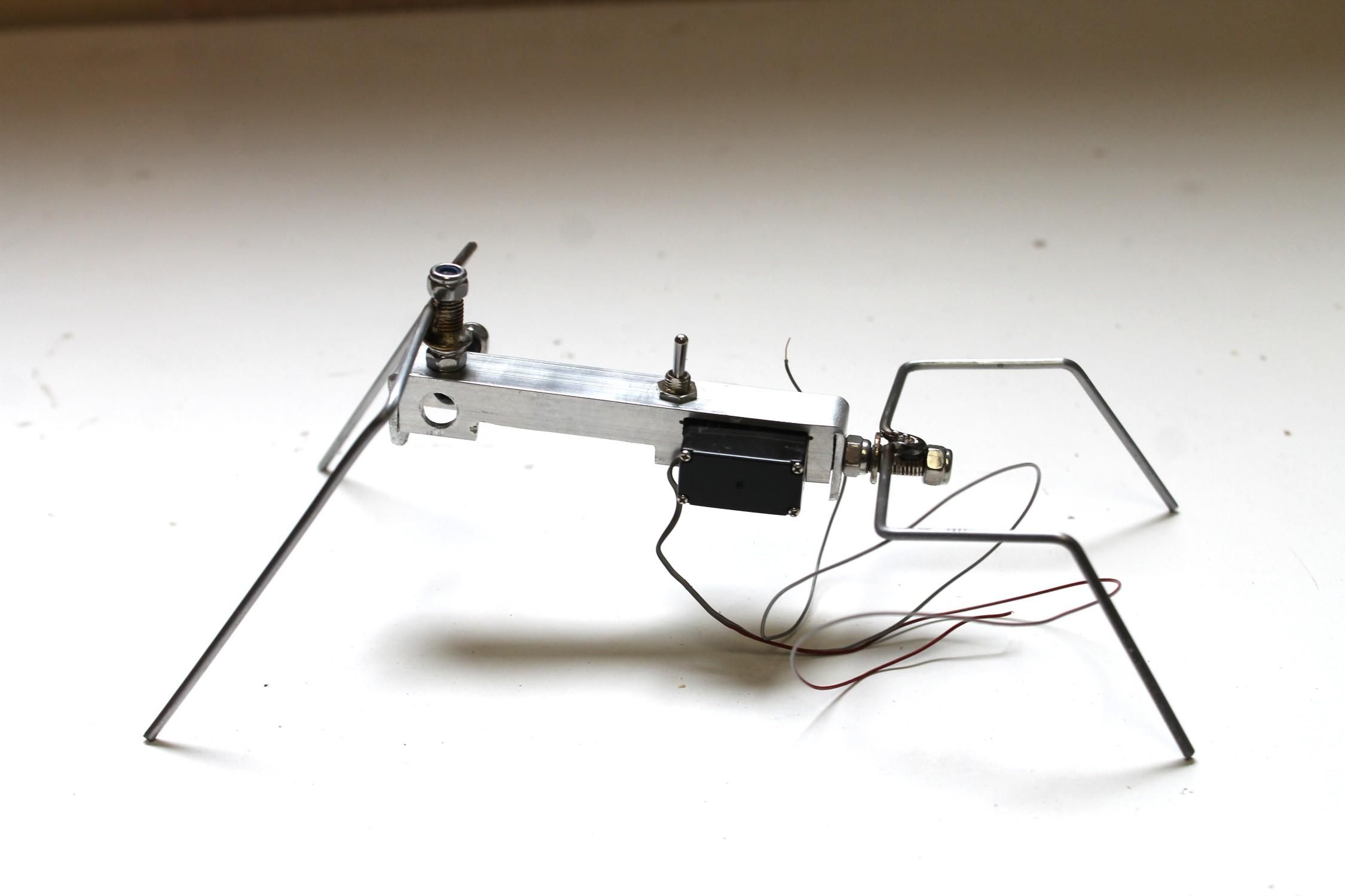 Walking Robot Using 1 Servo Motor : 13 Steps (with Pictures ...