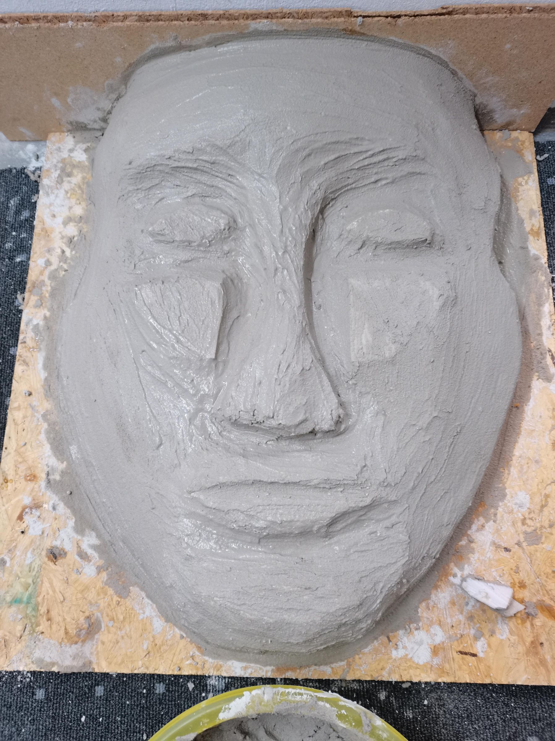 Huge DIY Concrete Face Garden Sculpture : 10 Steps (with Pictures ...