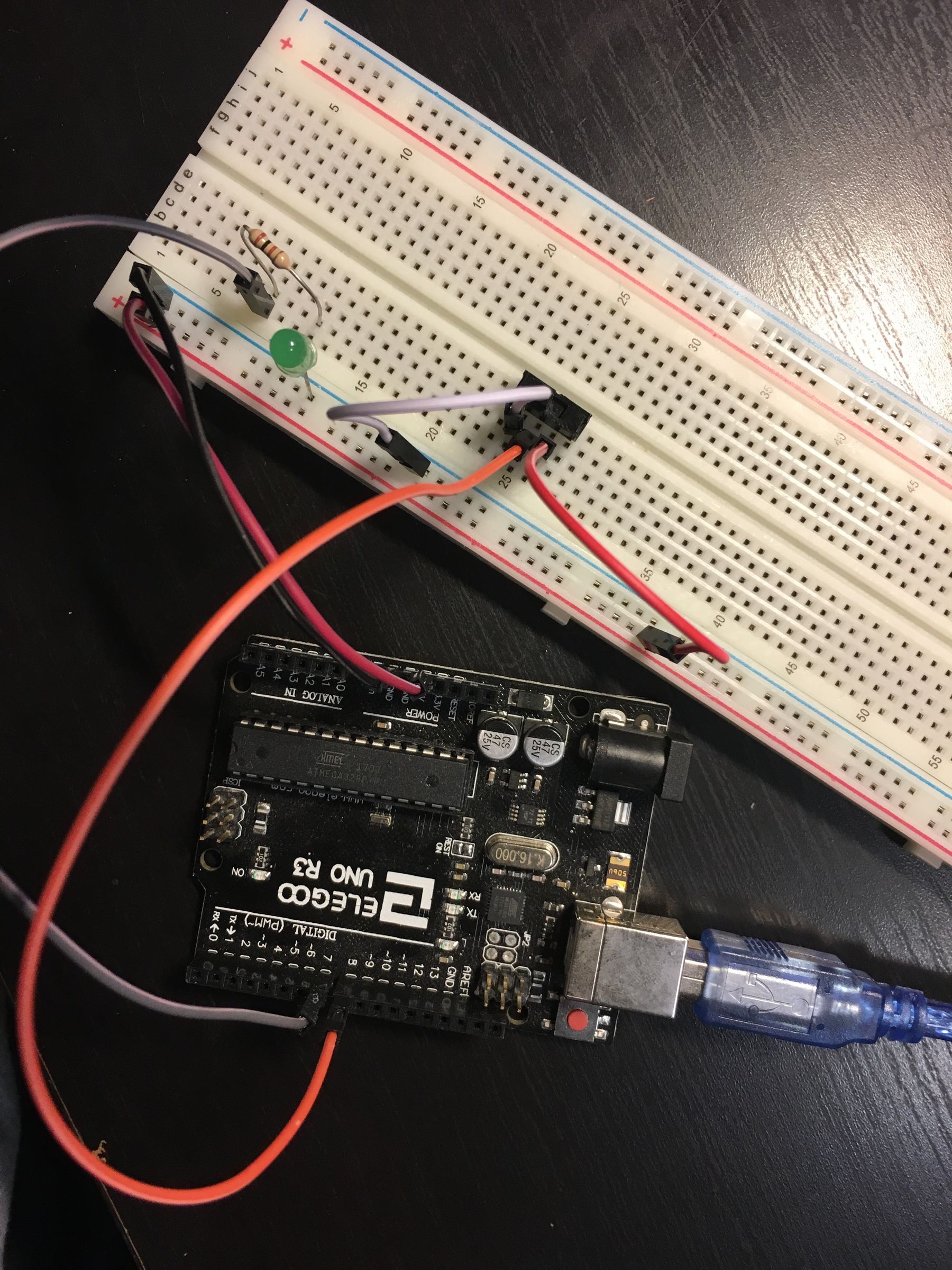 Lighting Up and LED With a Switch in Arduino : 5 Steps - Instructables