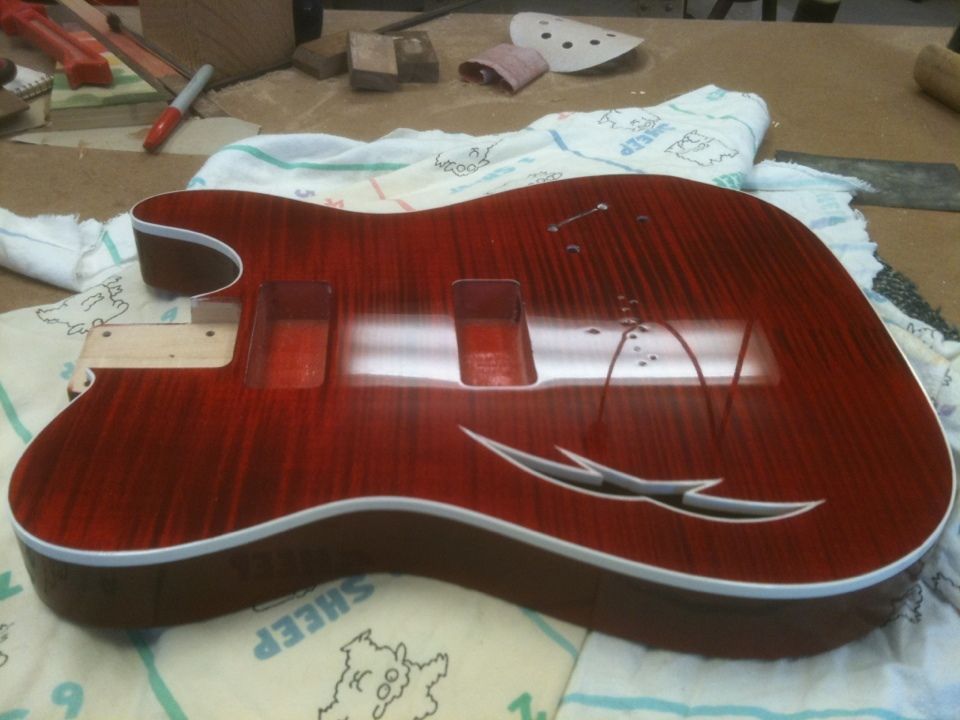 Building a Guitar: Telecaster Thinline : 12 Steps (with Pictures ...