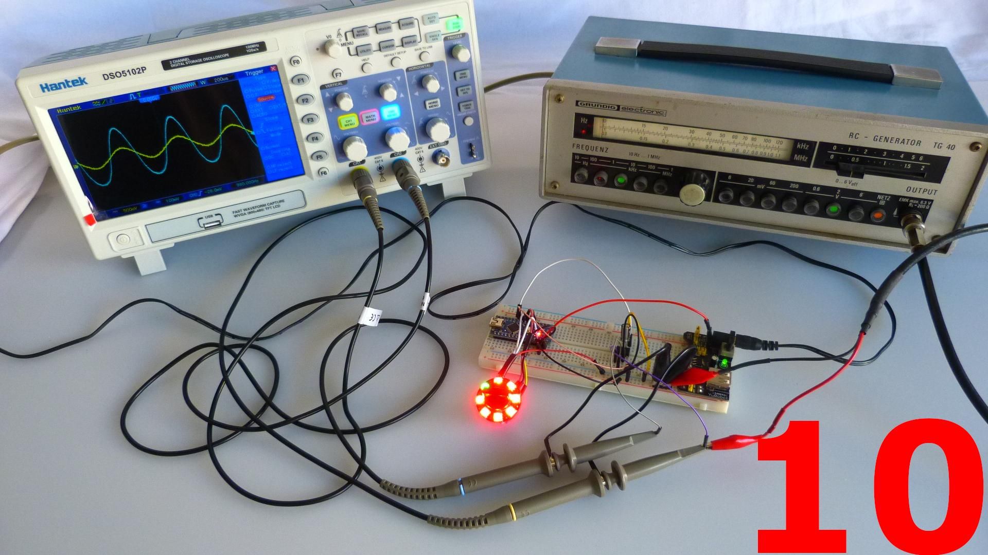 Digital Potentiometer and LED Ring Driven by Arduino : 6 Steps (with ...