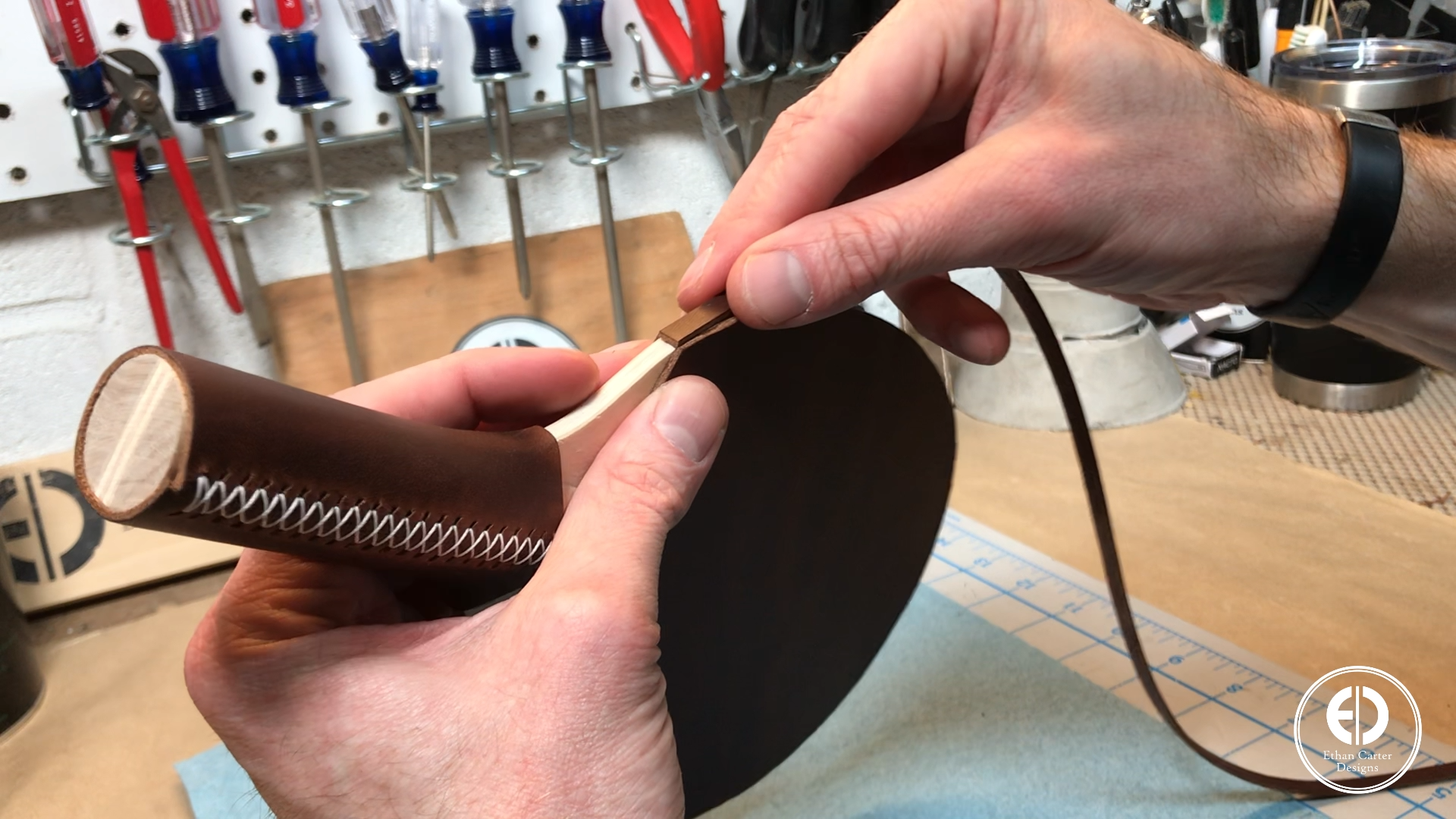 How to Make Leather Ping Pong Paddles : 8 Steps (with Pictures ...