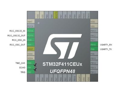STONE TFT LCD Module + STM32 + Ultrasonic Distance Measurement : 18 ...
