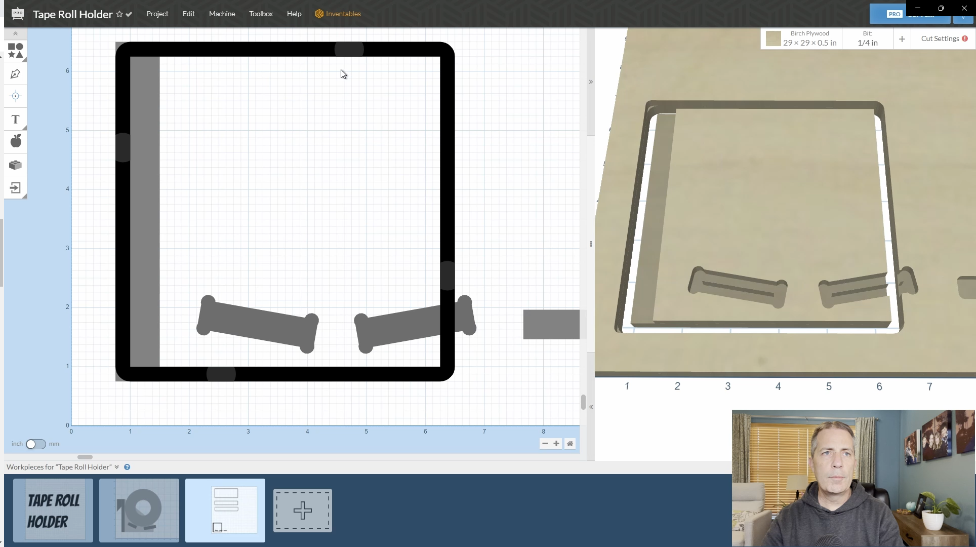 Tape Roll Holder With Hidden Shelf : 7 Steps (with Pictures ...