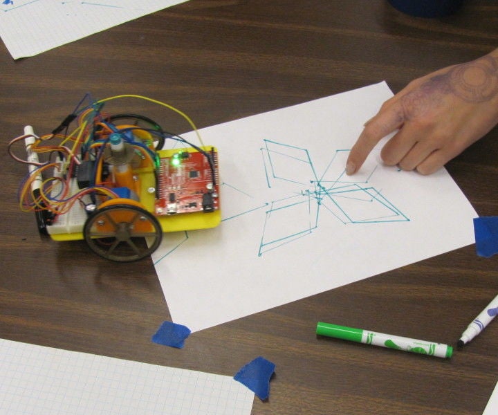 Using An Drawing Robot For Arduino With Hour Of Code Tutorials 3 Steps Instructables