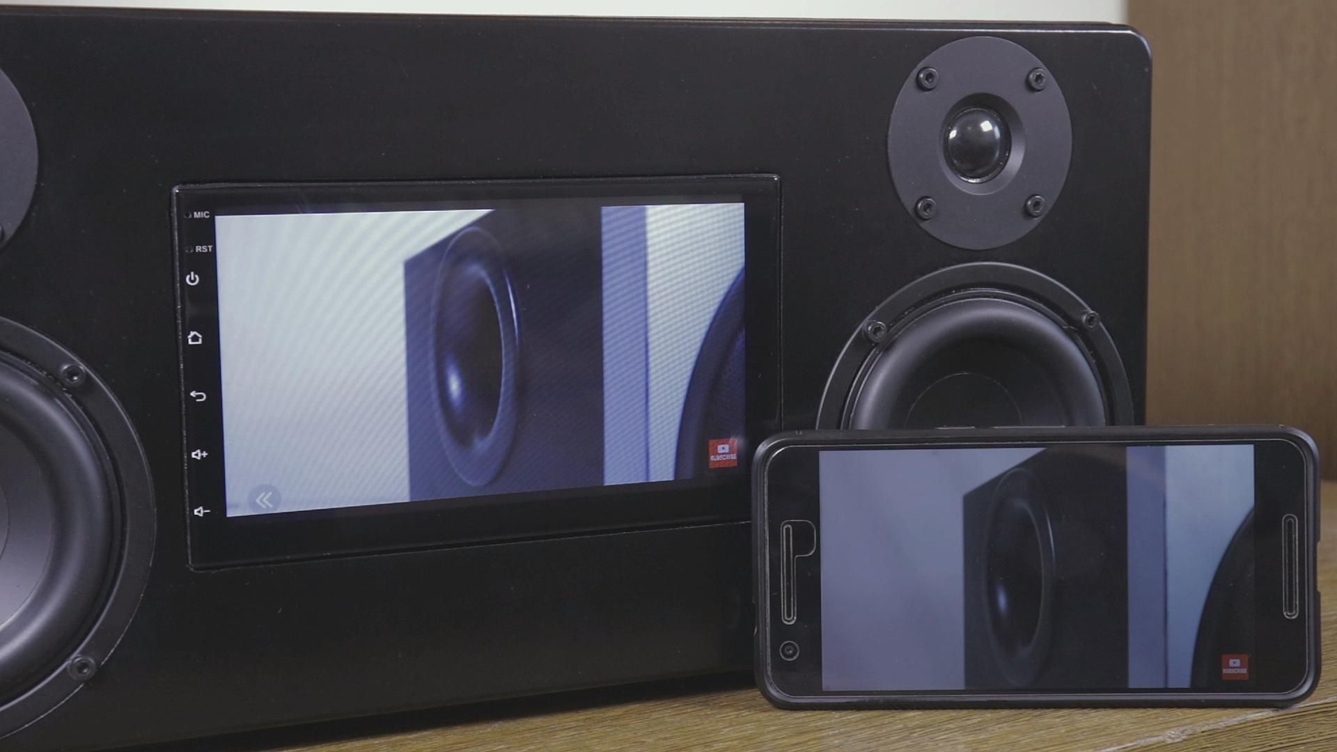 Portable Multimedia Bluetooth Speaker With 7" Screen : 5 Steps (with ...