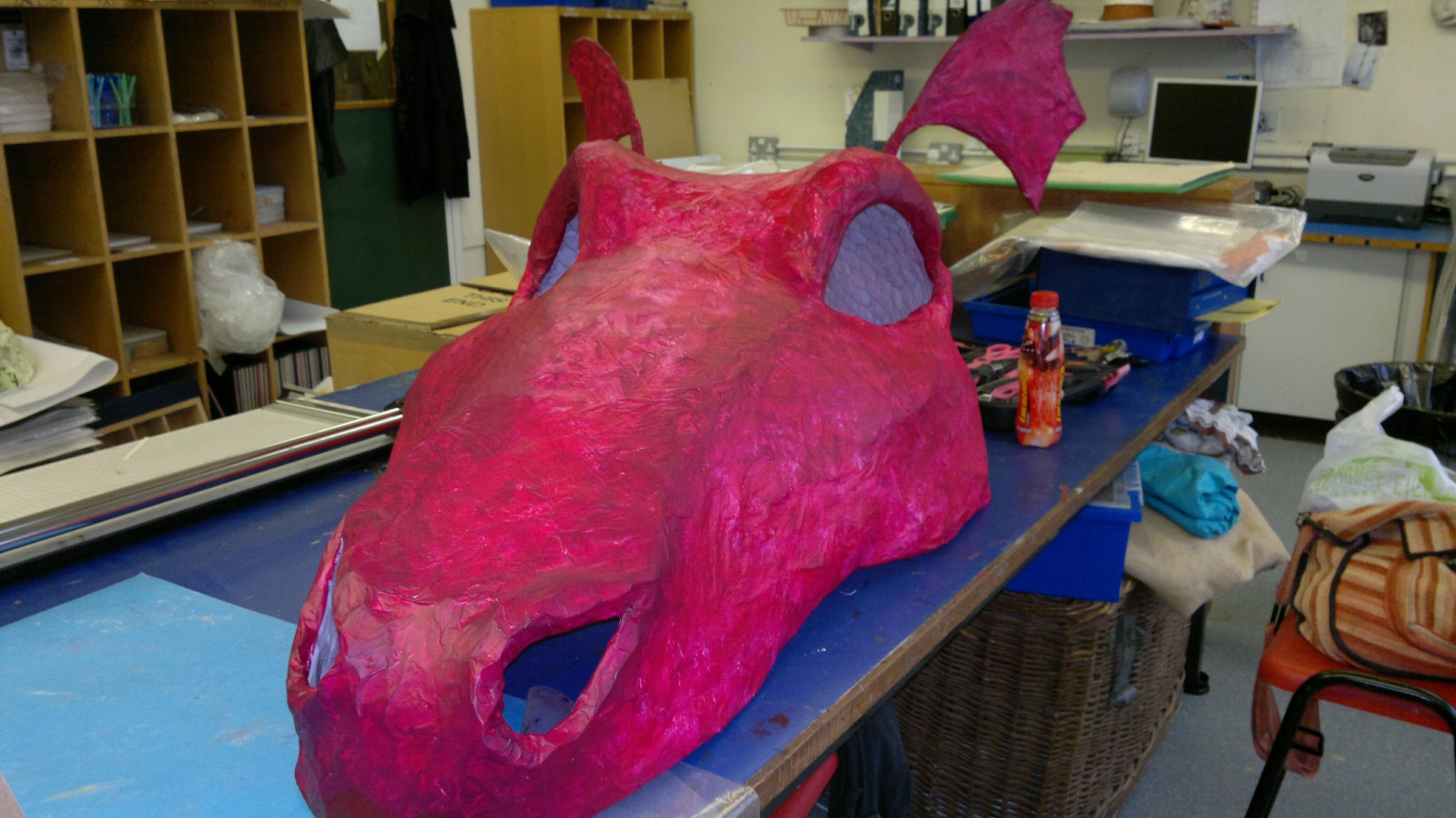 Dragon Head Puppet for Shrek the Musical : 9 Steps (with Pictures ...