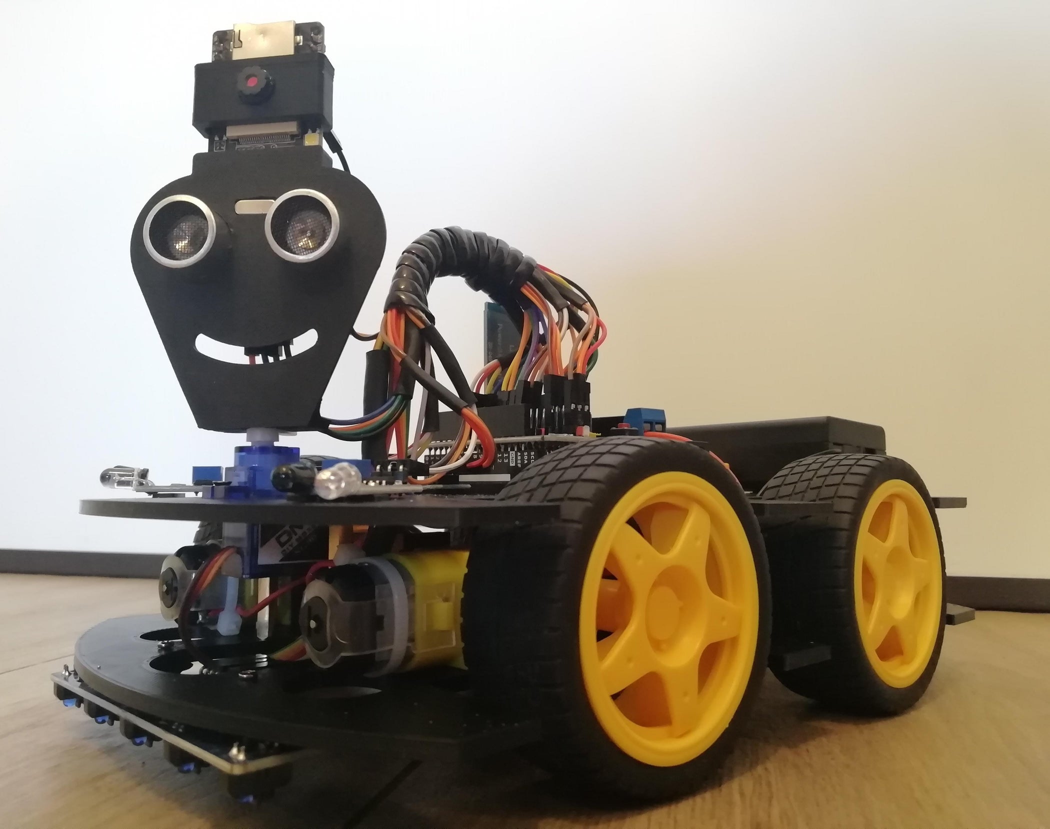 Arduino Esp32 All In One Robot Obstacle Avoiding Line Tracking Following Real Time Video