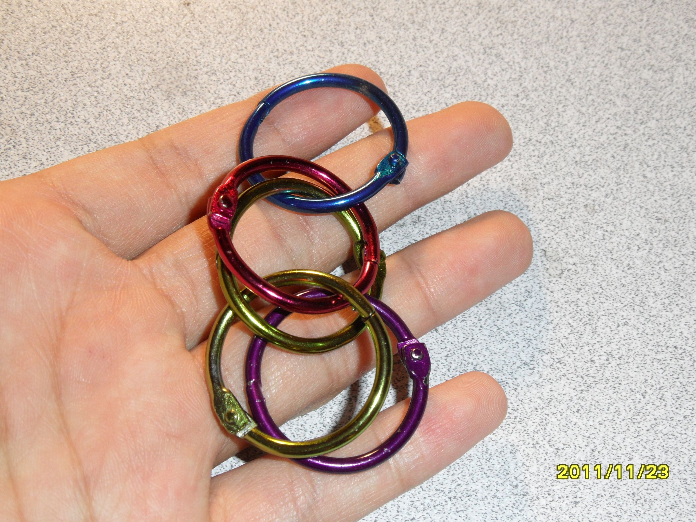 The Tumbling Rings of Antiquity...On Your Office Desk : 4 Steps (with ...