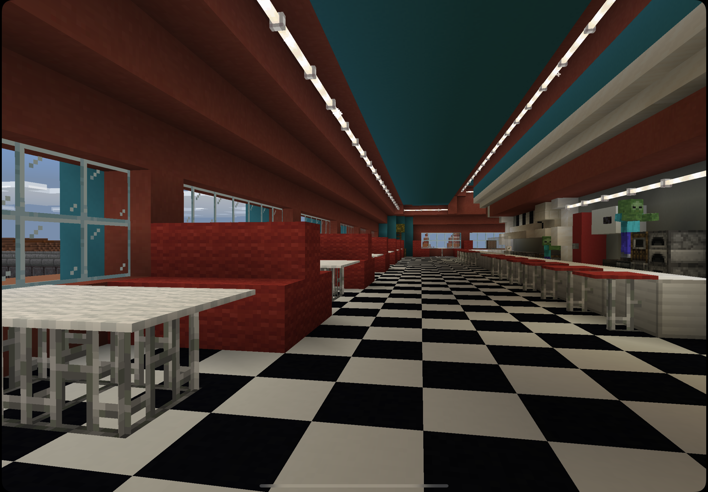 Minecraft - American Diner : 13 Steps - Instructables