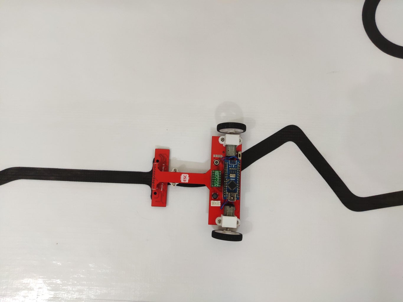 Pid Line Follower Robot Using Arduino Nano 6 Steps With Pictures Instructables