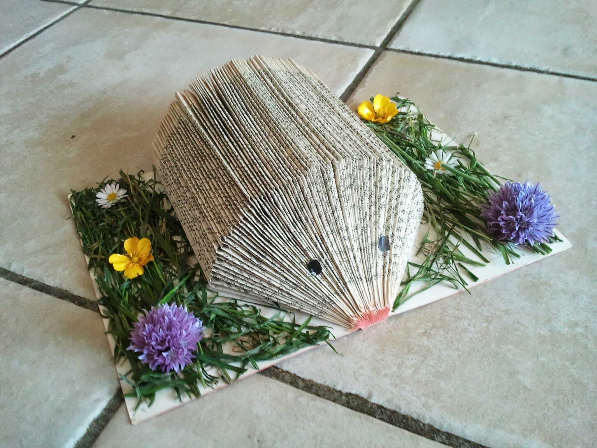 Make a Hedgehog With a Book - Instructables