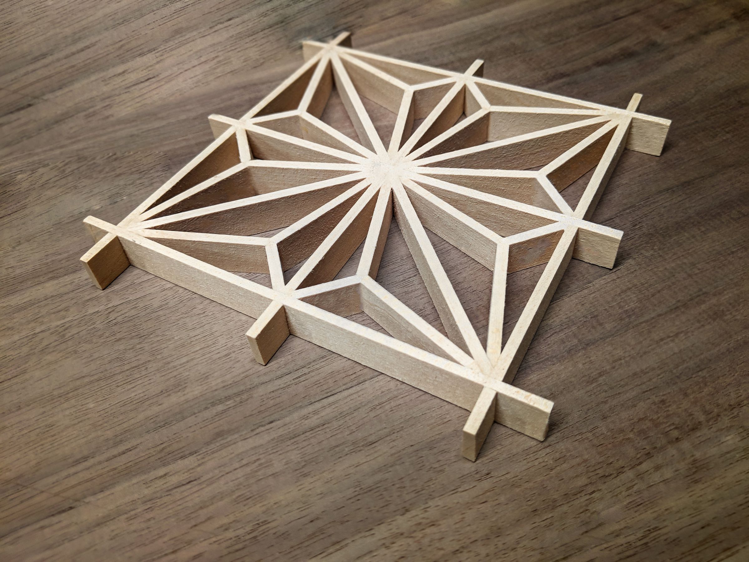 How to Make Asanoha Kumiko - Japanese Woodworking : 6 Steps (with ...