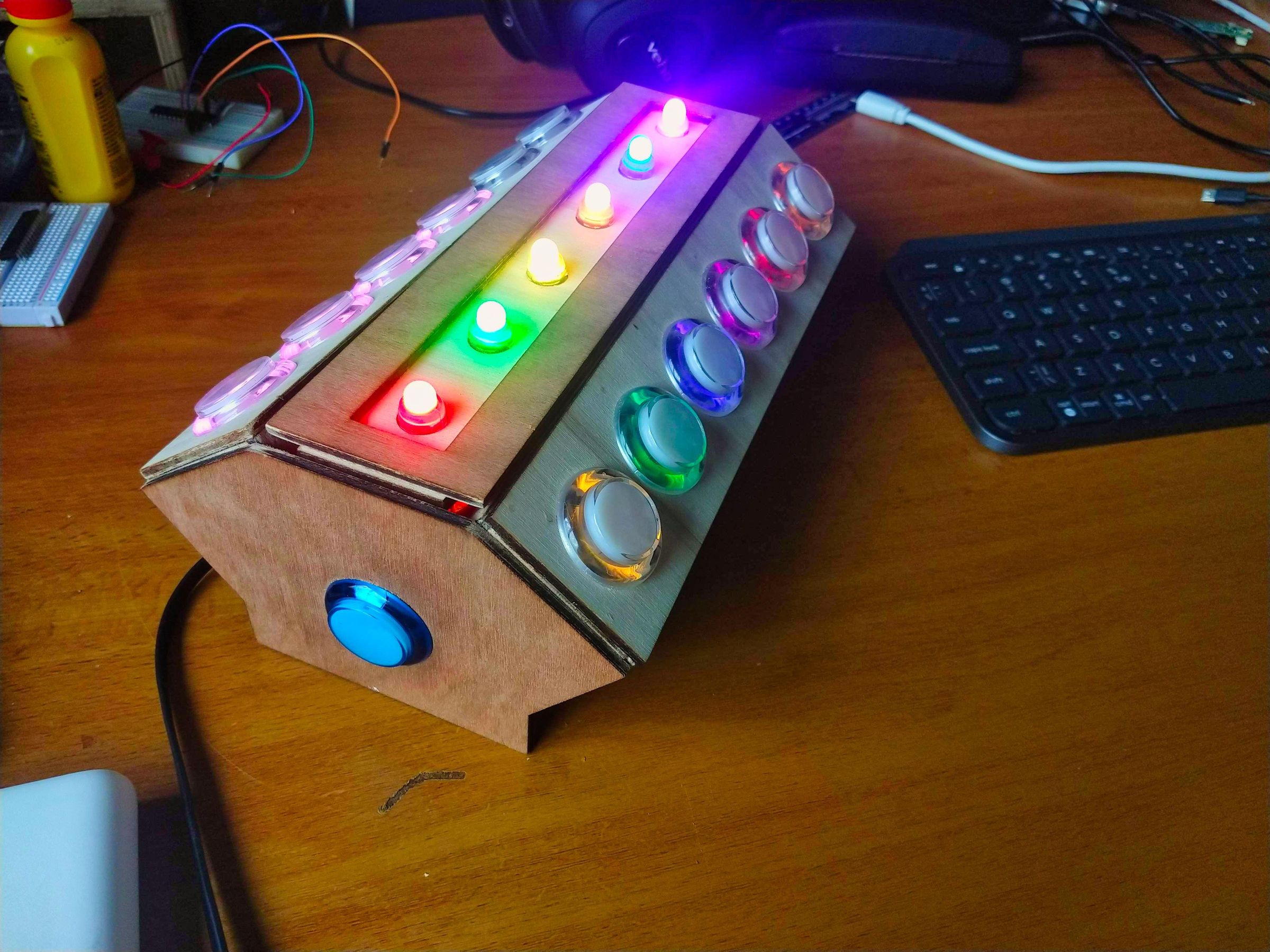 Tap Tap Rainbow - a 2 Player Quick Reaction Game : 4 Steps (with ...