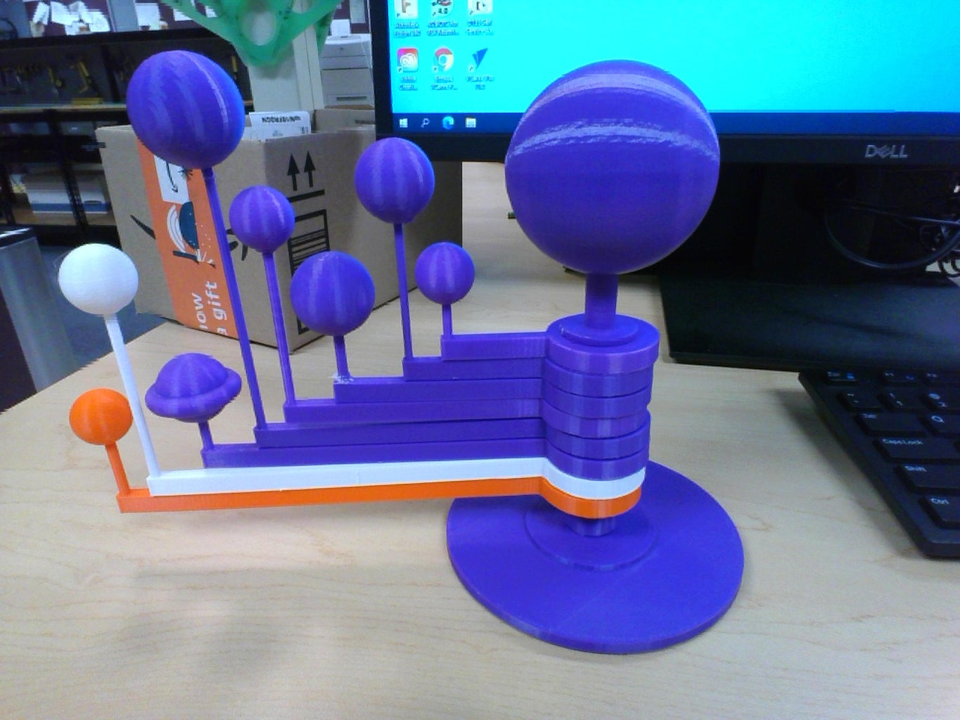 Rotating Solar System Model 6 Steps With Pictures Instructables