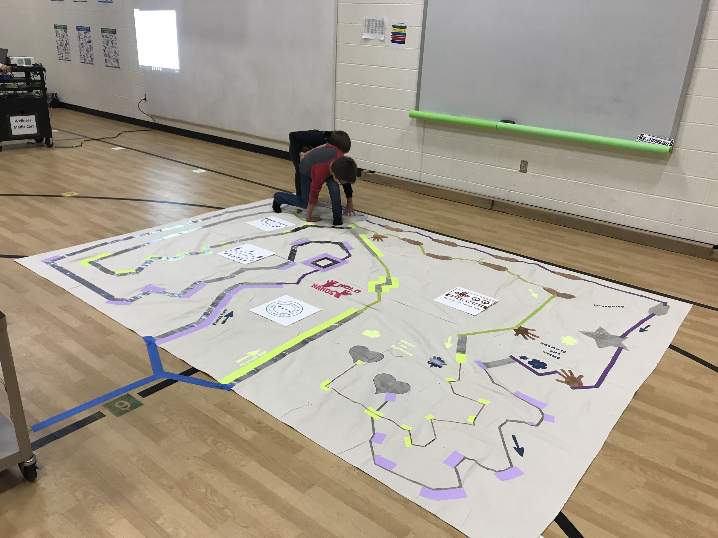 Collaborative Makey Makey Sensory Maze : 5 Steps (with Pictures) - Instructables