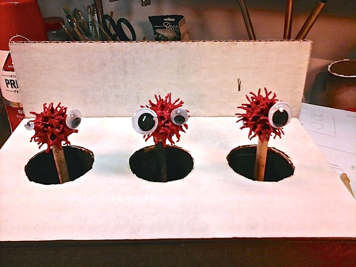 Whack-A-Virus DIY Game #KeepCalmAndMakeSomething : 23 Steps (with ...