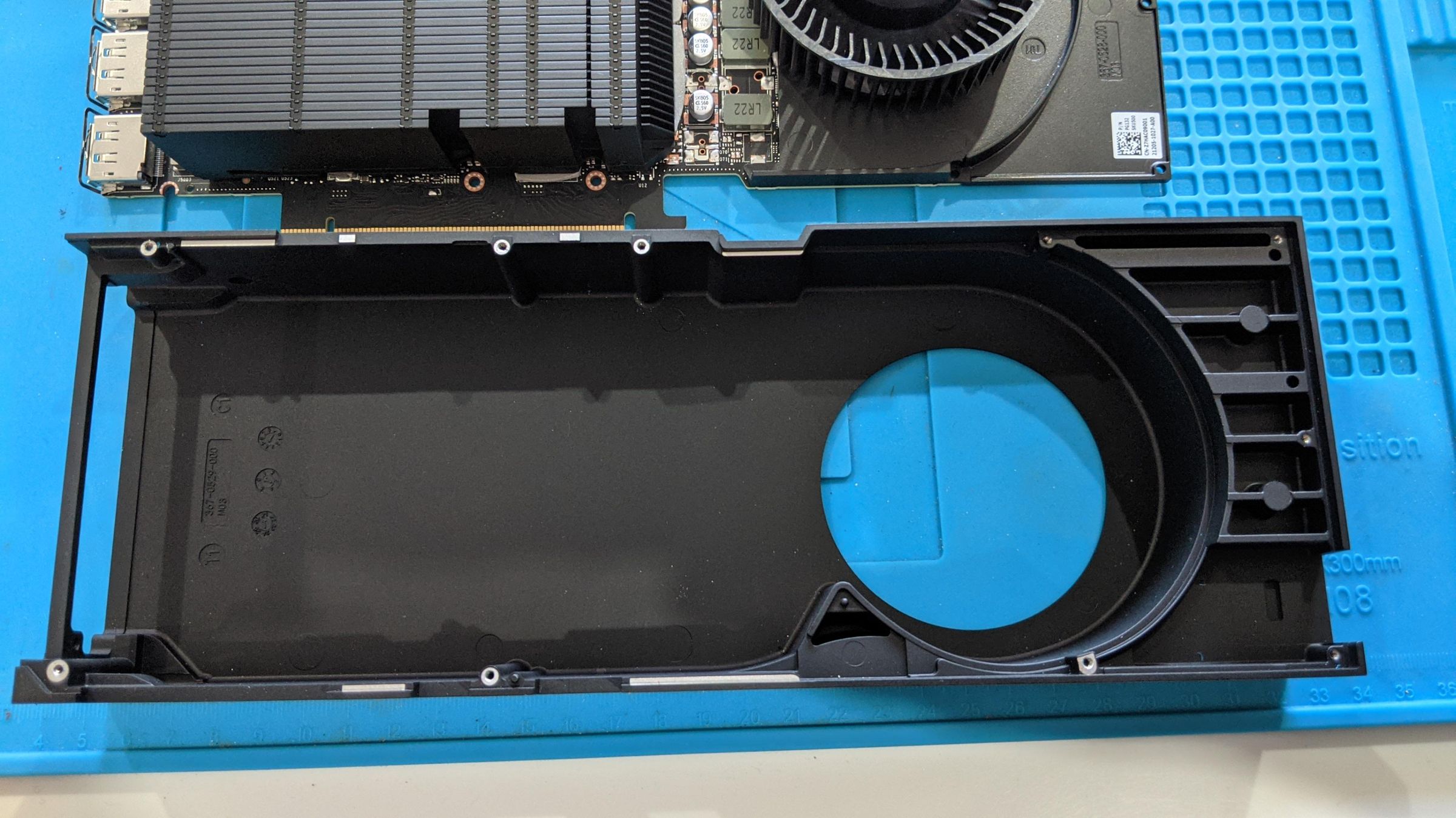 Nvidia PNY RTX A5000 Teardown With Important Sizes Taken : 9 Steps ...