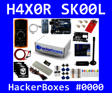 HackerBoxes 0000: DC Circuits, Software Radio, RFID, Infrared : 16 ...