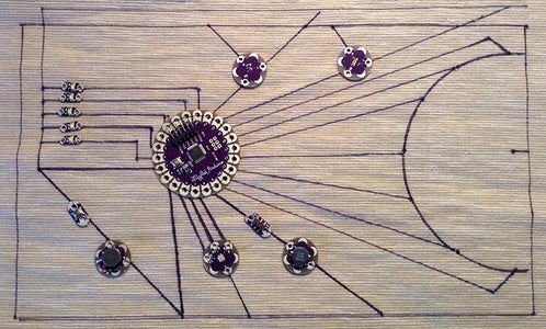LilyPad Arduino Sensor Demo Mat : 9 Steps (with Pictures) - Instructables