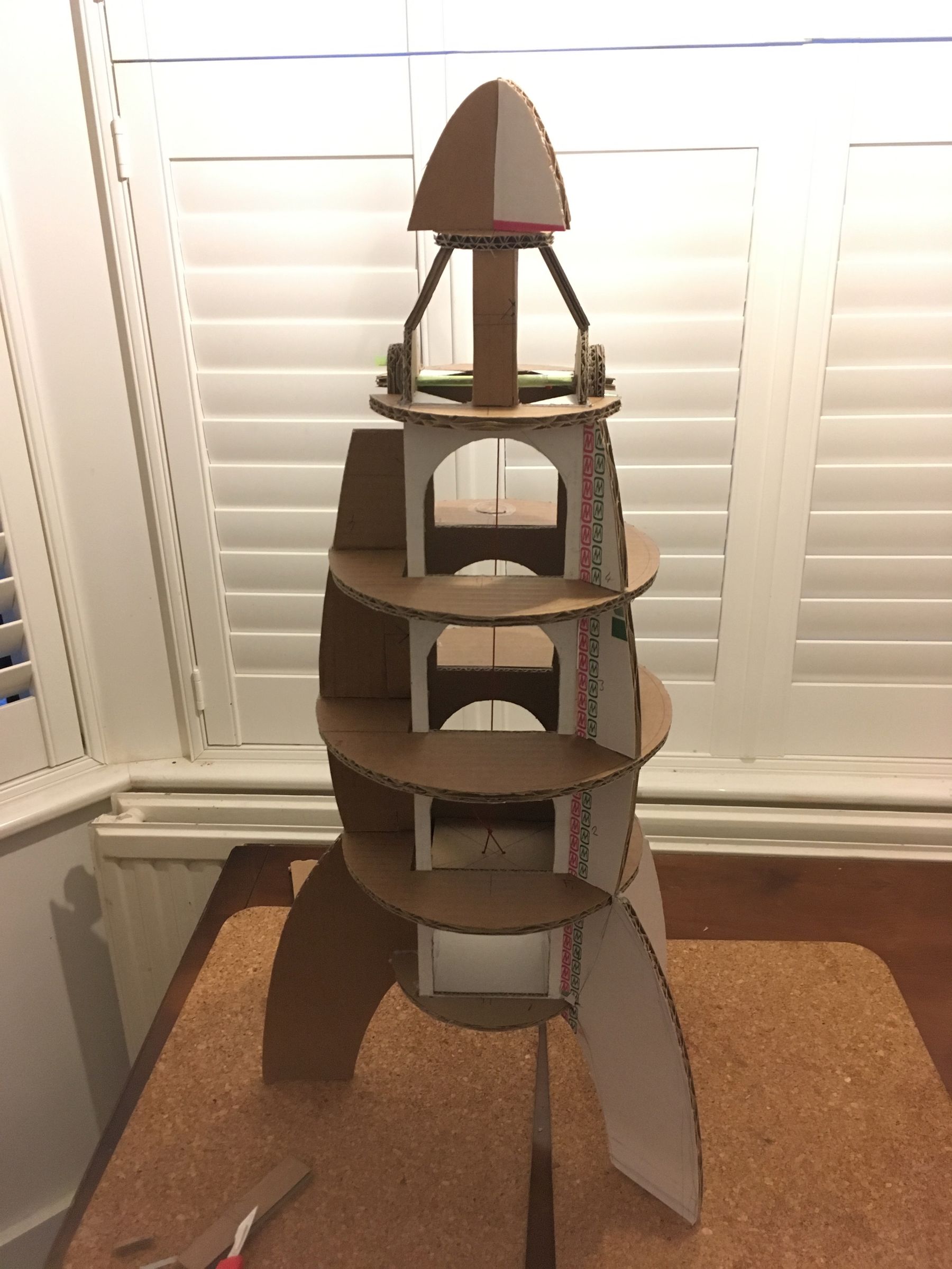 Rocket Playset - Made From Used Cardboard Boxes : 21 Steps (with ...