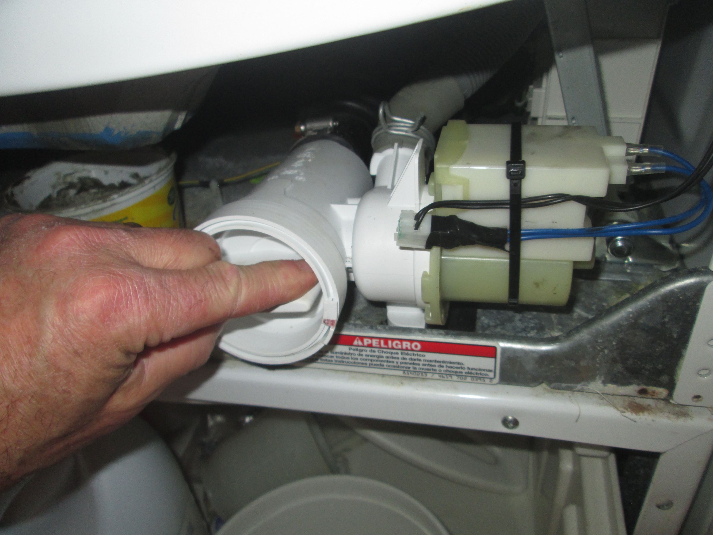 Replace a Drain Pump in a Kenmore / Whirlpool Washer : 10 Steps ...