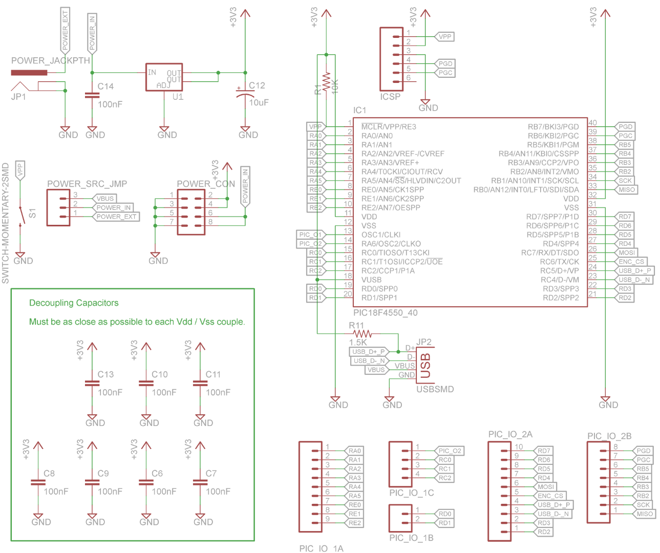 PIC18 Development Board With Ethernet and USB : 5 Steps (with Pictures ...