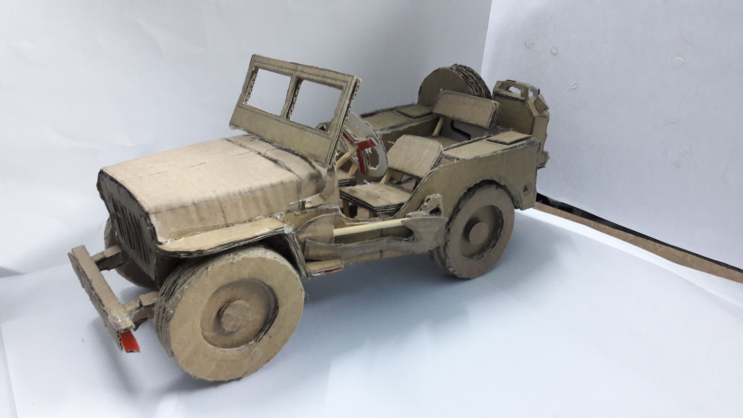 Jeep Willys Mb Cardboard Model : 5 Steps - Instructables