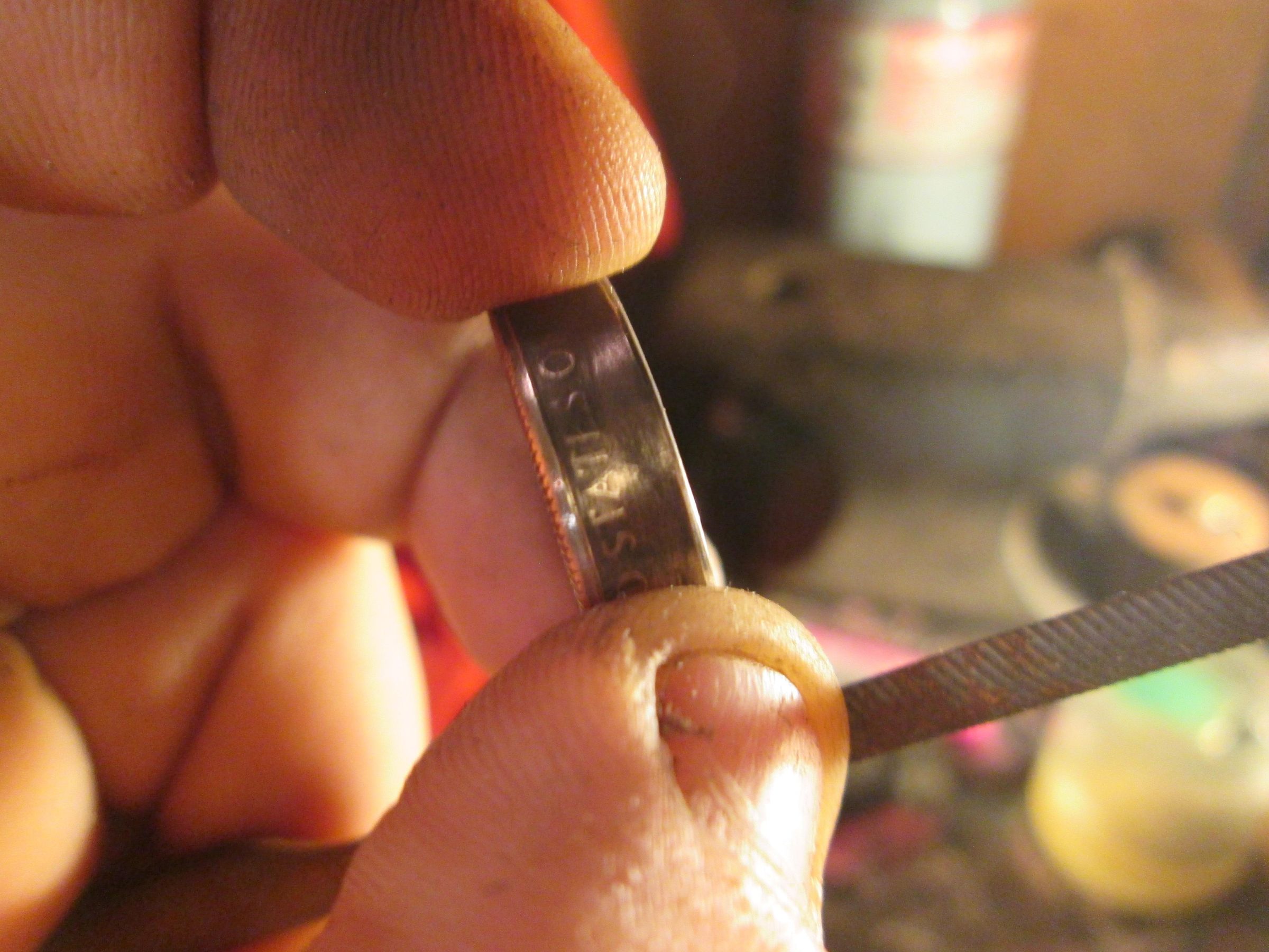 DIY Beautiful Coin Ring Out of a Clad Quarter : 6 Steps (with Pictures ...