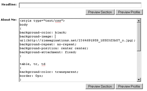 How to Edit Your Myspace Background : 17 Steps (with Pictures ...