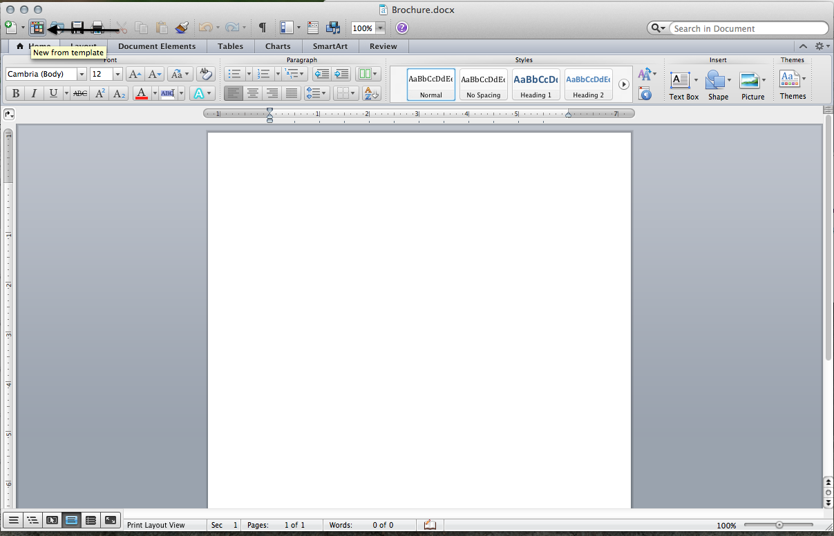 How To Make A Brochure On Microsoft Word 2011 Naaclear