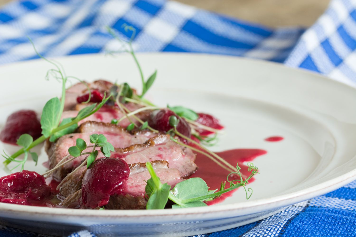 Pan-Seared Duck Breast With Cherry Sauce : 6 Steps (with Pictures ...