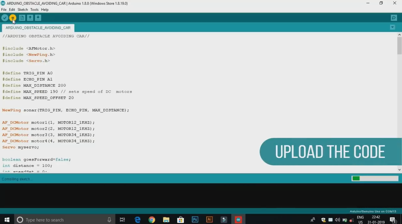 DIY Arduino Obstacle Avoiding Car at Home : 5 Steps - Instructables