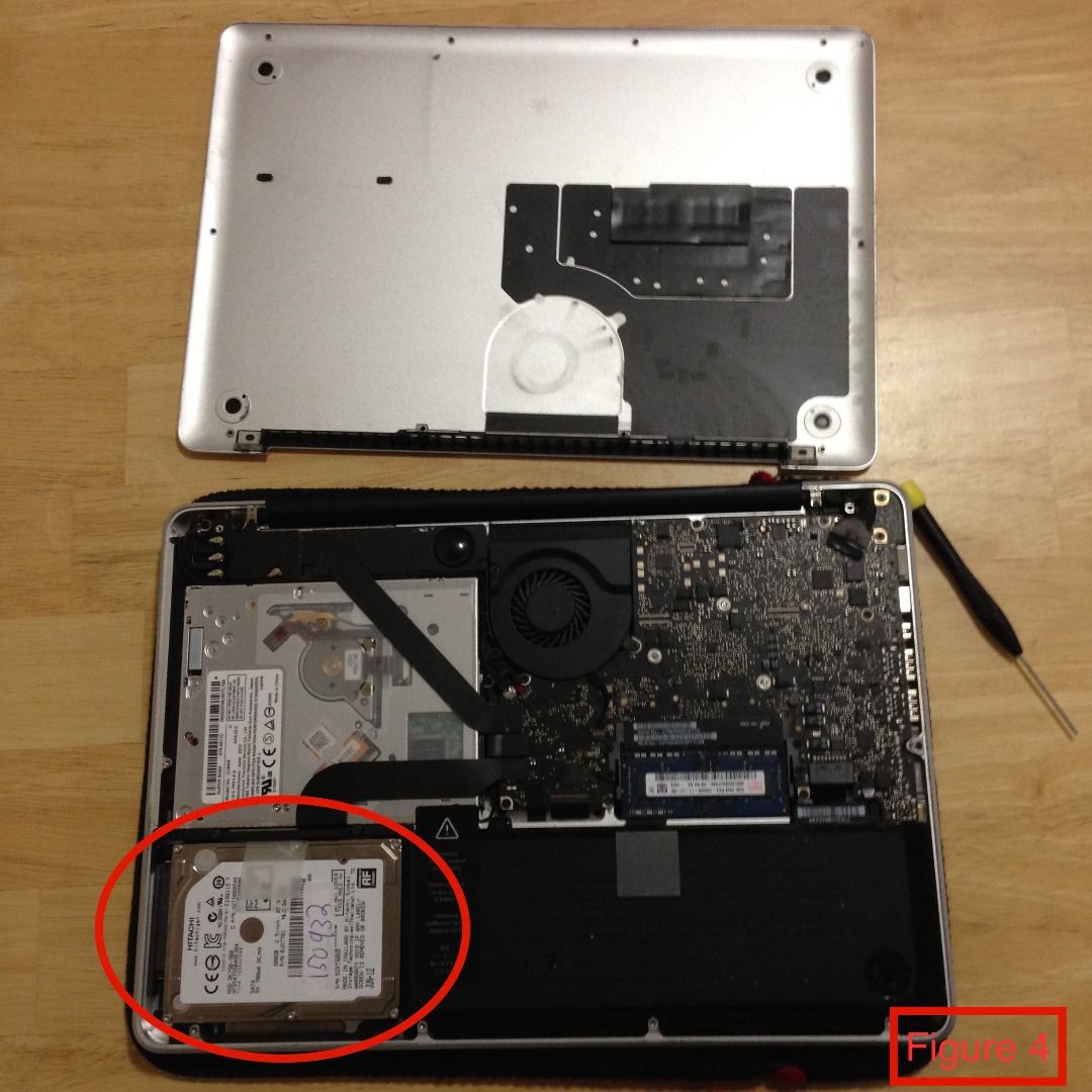 Replace the Hard Drive in MacBook Pro : 4 Steps (with Pictures ...