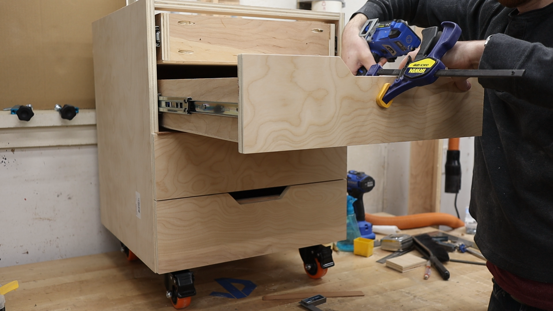 Tool Storage Carts With Folding Top! : 12 Steps (with Pictures ...