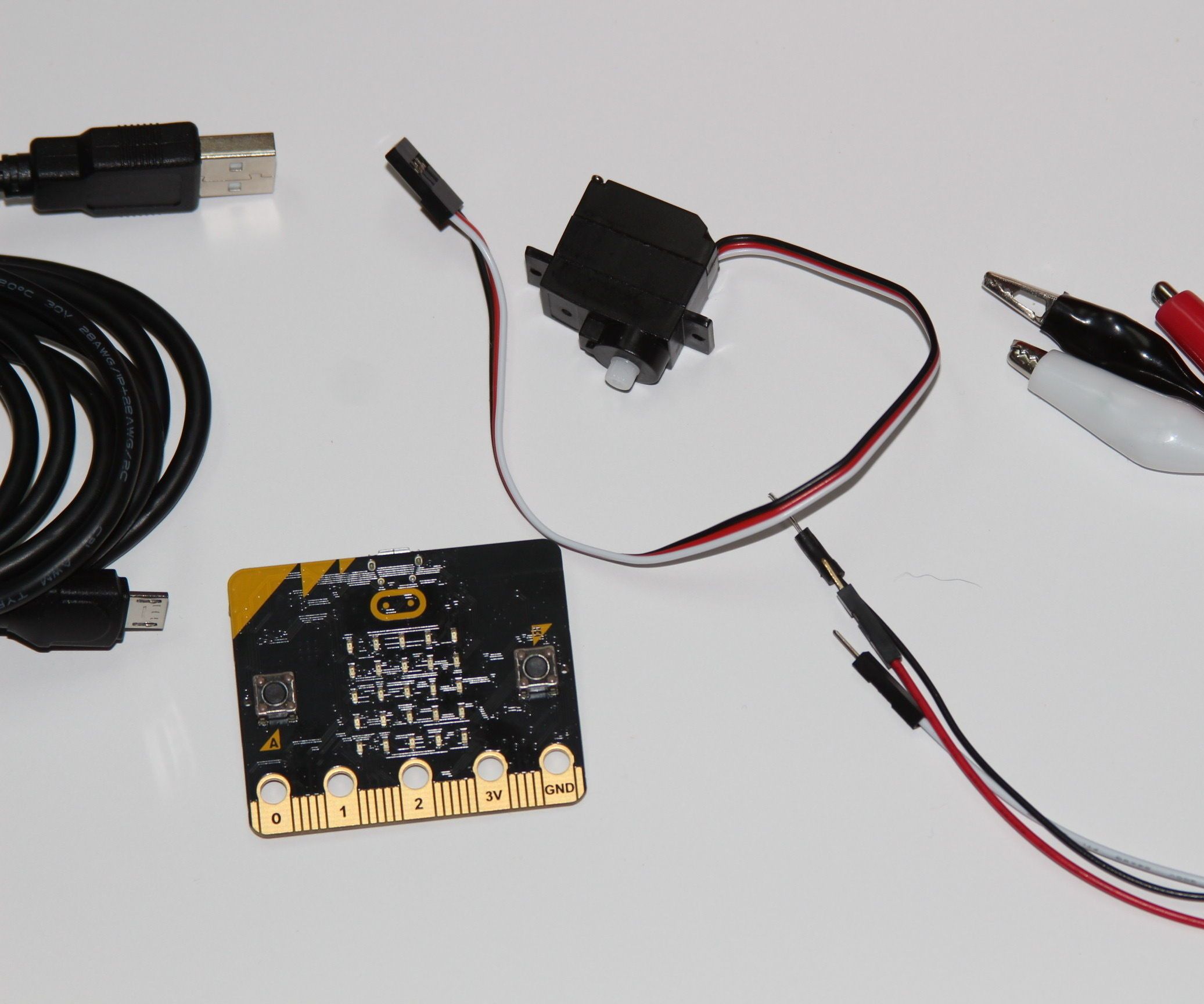 Run a Mini Servo With Micro:bit : 5 Steps - Instructables